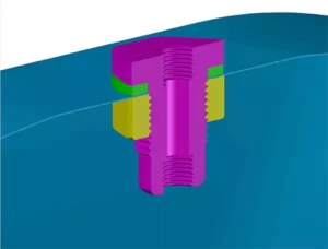 Air bladder compression fitting valve - SealWerks